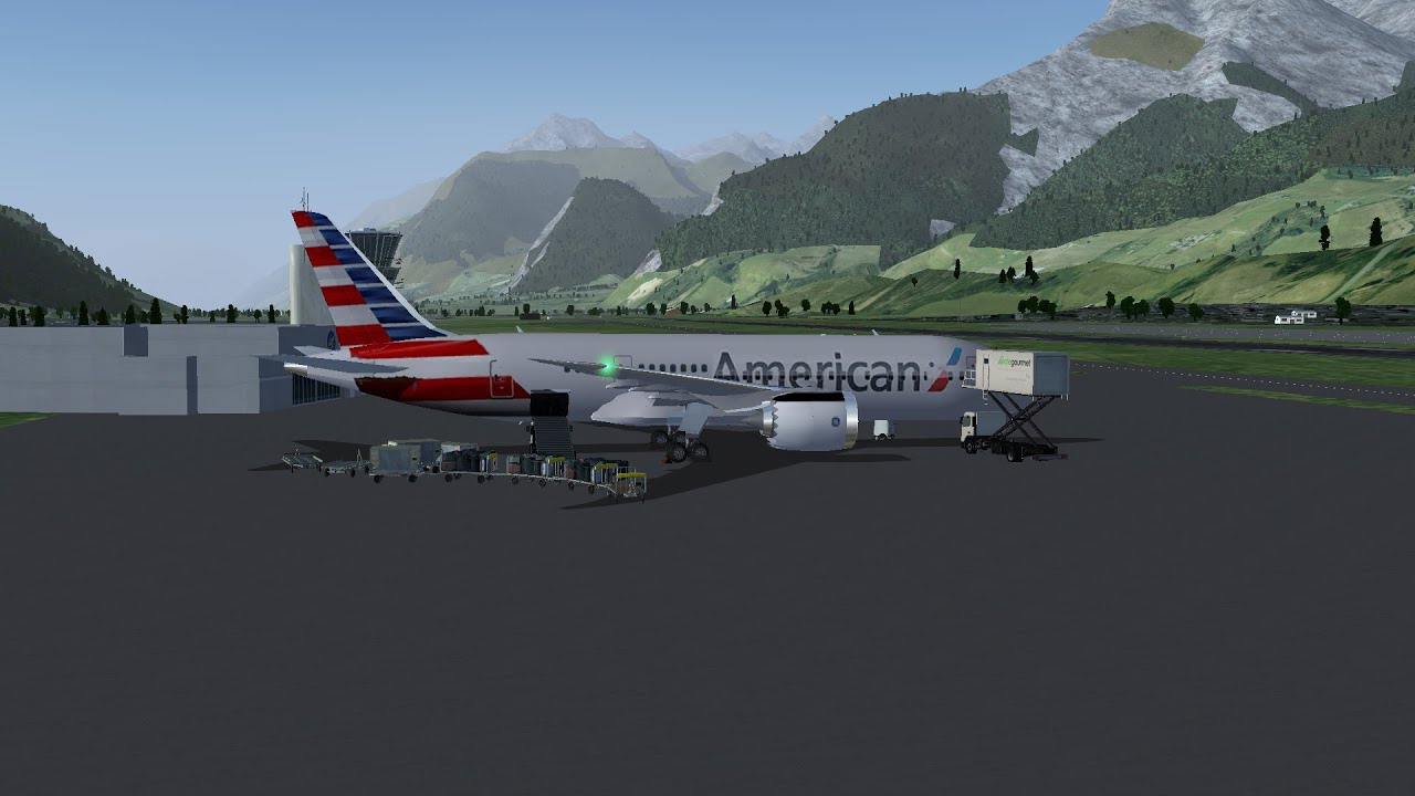 787 Full Flight Flightgear (LSGS to LOWI) - YouTube