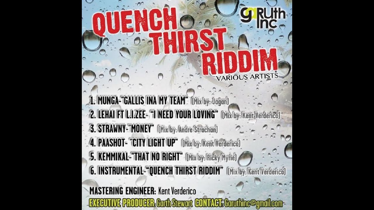 Mr. Bruckshut - "Quench Thirst Riddim (2014) Mix" - YouTube