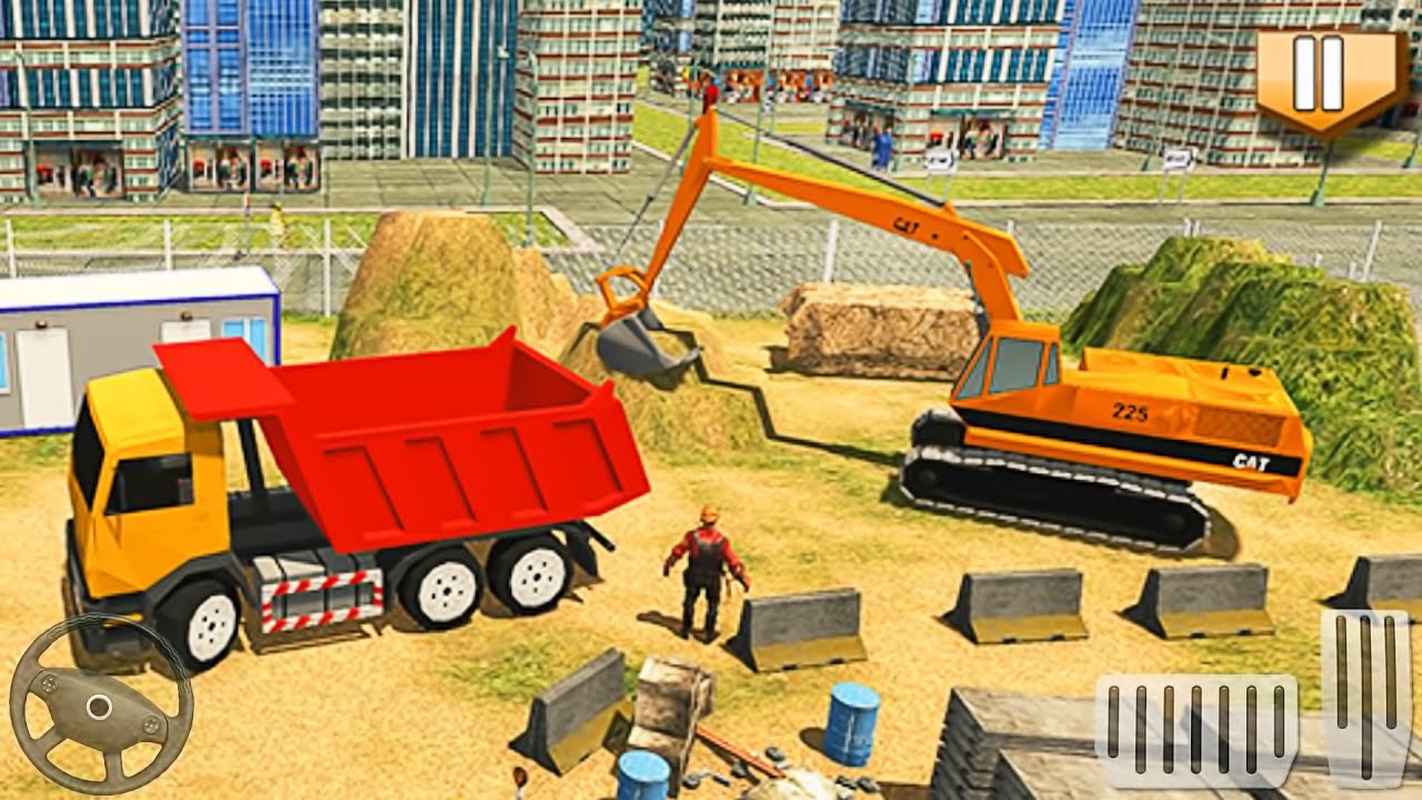 Heavy Construction Building: Truck Excavator - Best Android Gameplay ...