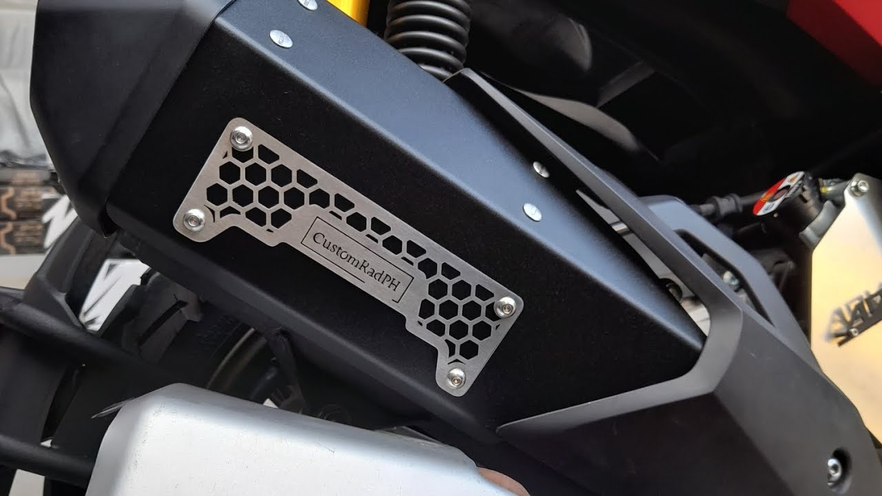 HEAT GUARD FOR ADV160 INSTALLING - YouTube