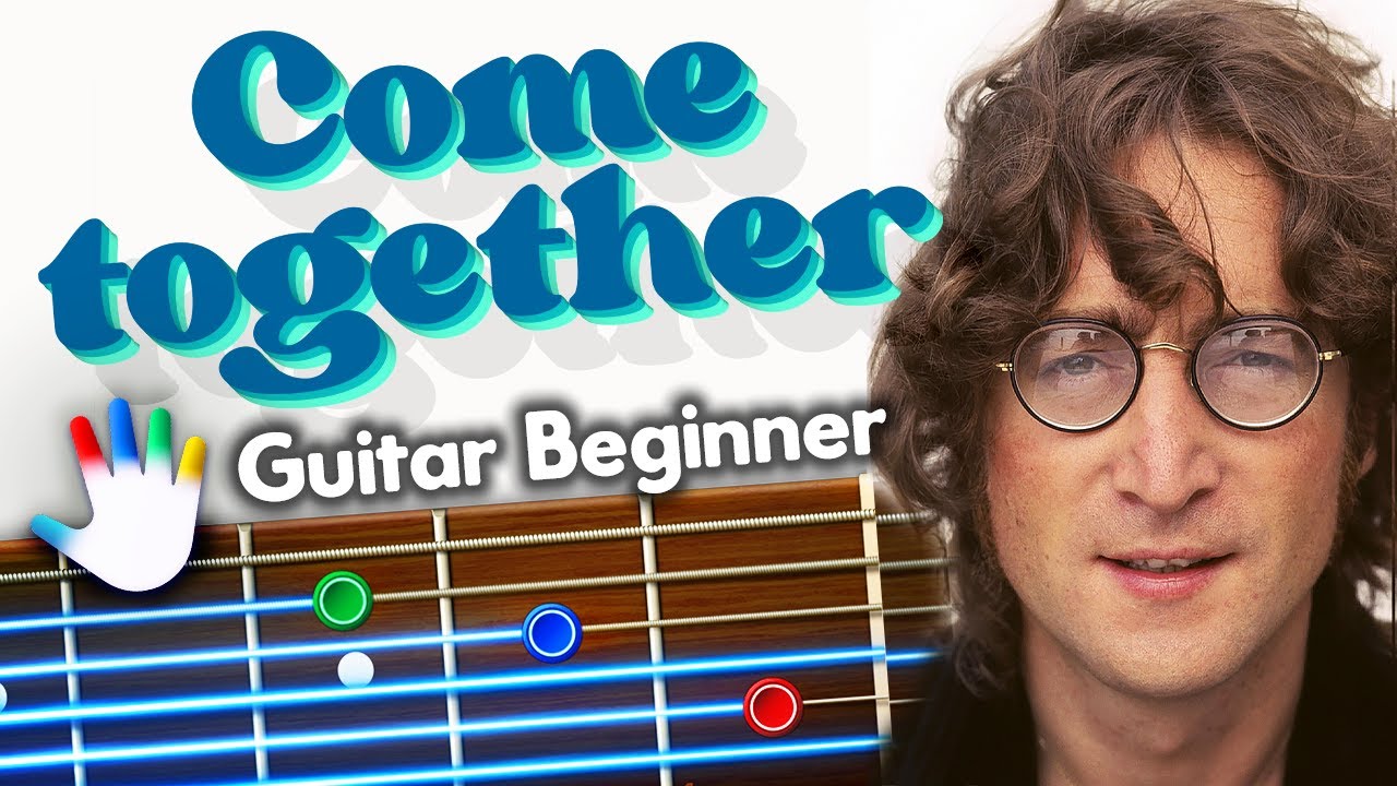 Come Together Guitar Lessons for Beginner The Beatles Tutorial | How To ...