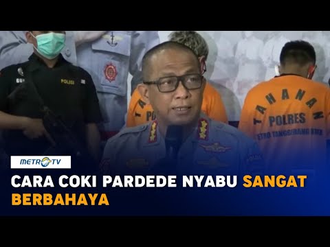 Polisi: Cara Coki Pardede Nyabu Sangat Berbahaya