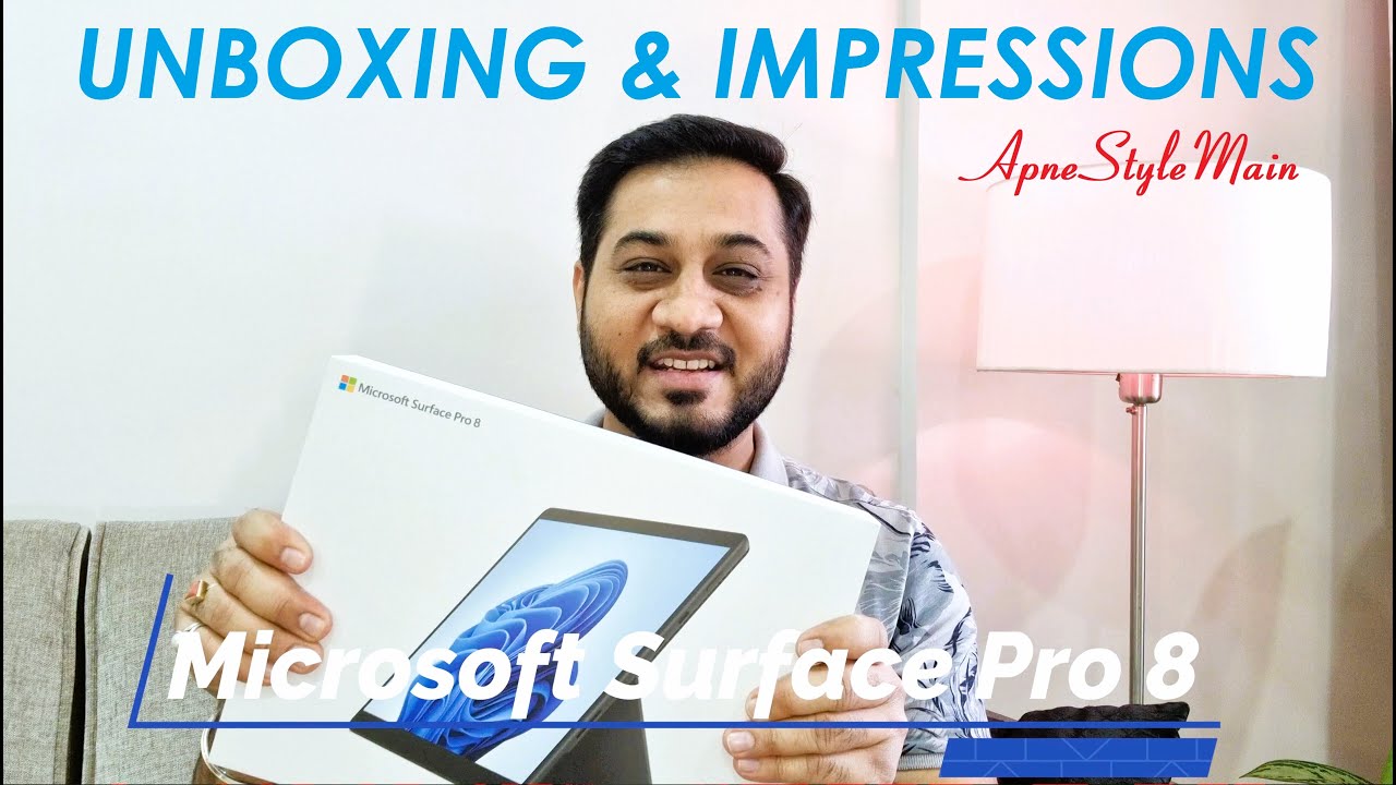 Unboxing | Microsoft Surface Pro 8 | i7 | 16 GB RAM | 13” PixelSense ...