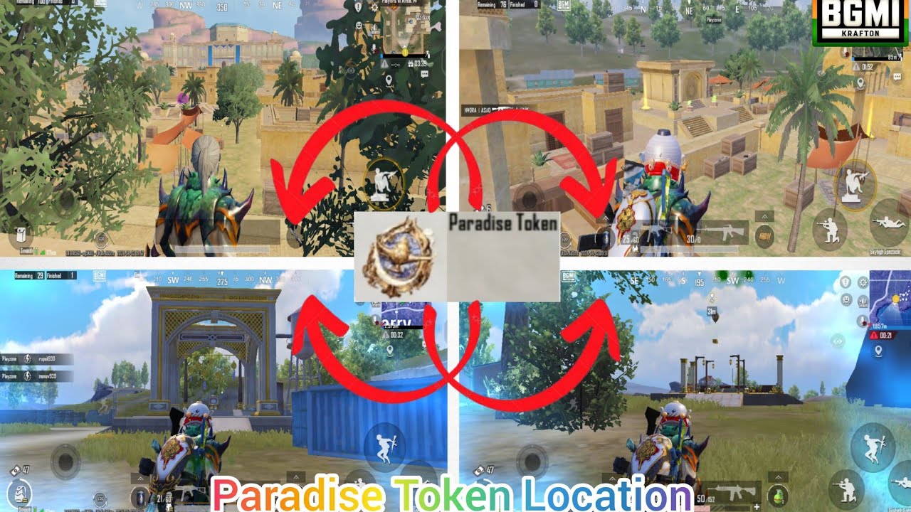 Bgmi Paradise Token Box Location|| New 3.1 Update All Paradise Token ...