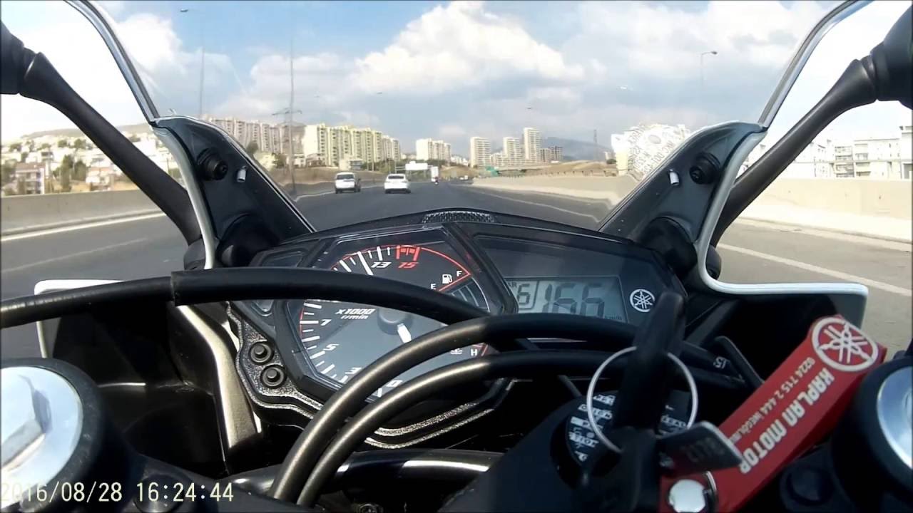 Yamaha r25 top speed 191km/h - YouTube