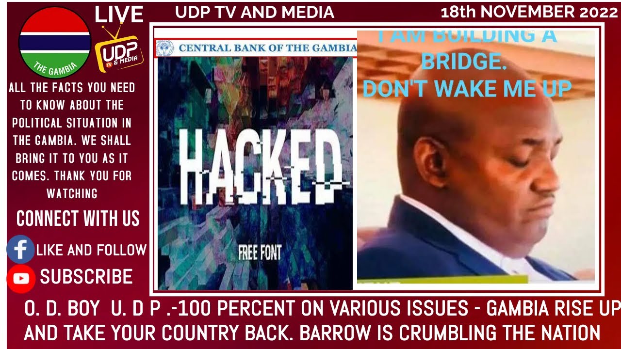 GAMBIA RISE UP AND TAKE YOUR COUNTRY BACK. BARROW IS CRUMBLING THE ...