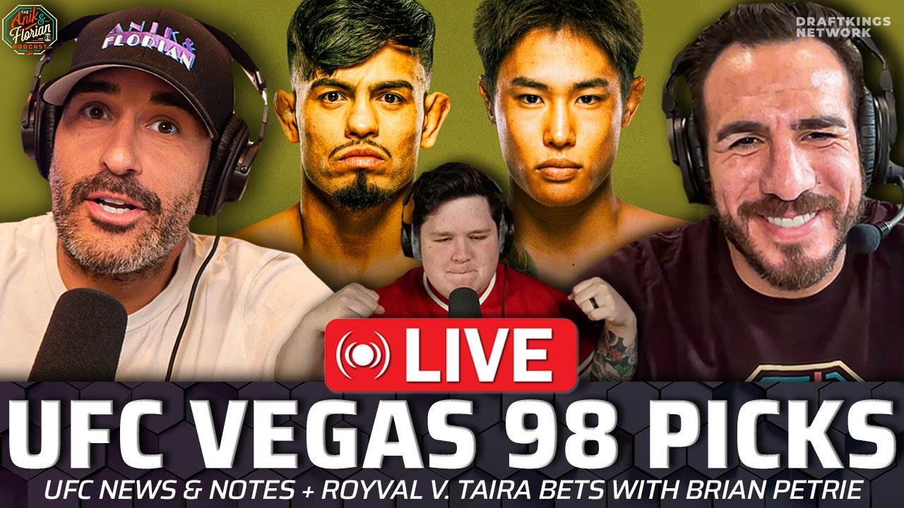 🔴 UFC Vegas 98 Breakdown + Royval vs Taira UFC Bets + MMA News with ...