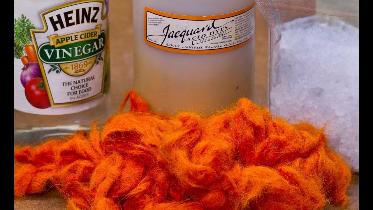 Dubbing #2 - Dying Rabbit Fur with Jacquard Acid Dye - YouTube