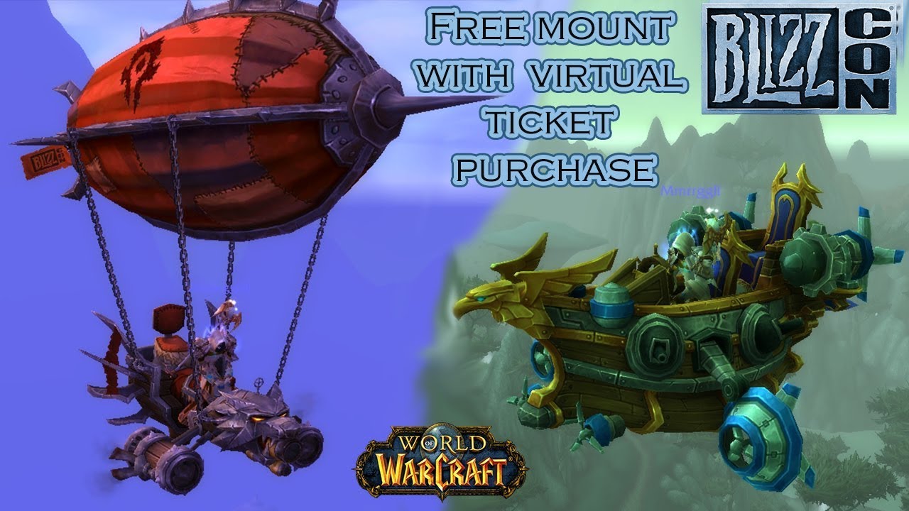 Blizzard gives 2 AWESOME New mounts for the 2017 Blizzcon Virtual ...