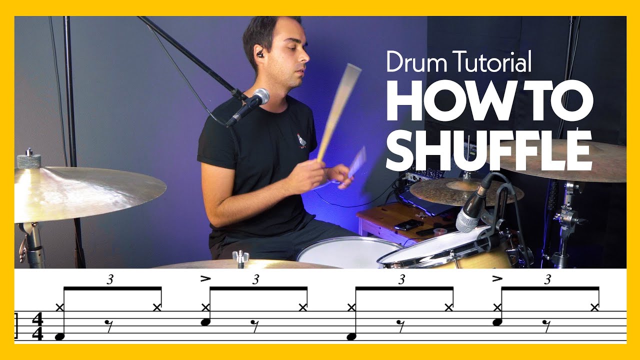 WHAT IS A SHUFFLE? Basic Grooves for Drummers | Texas Shuffle | Blues ...