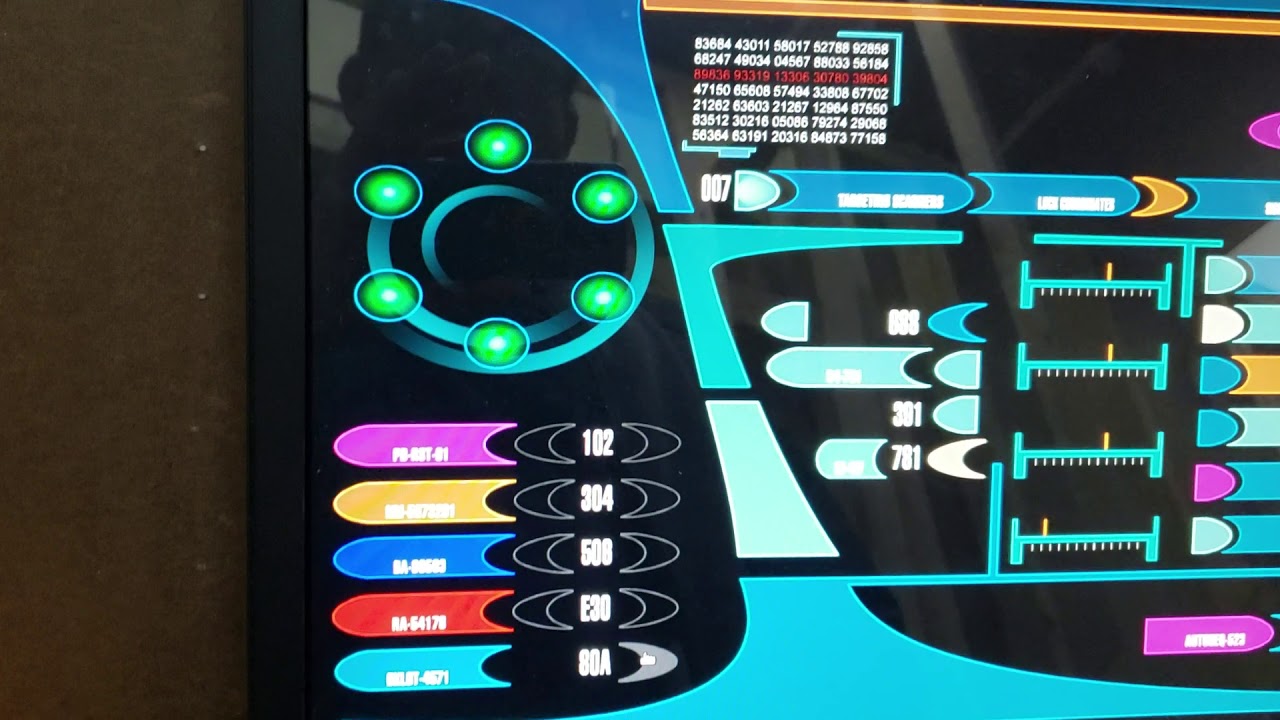 My new transporter room lcars panel - YouTube