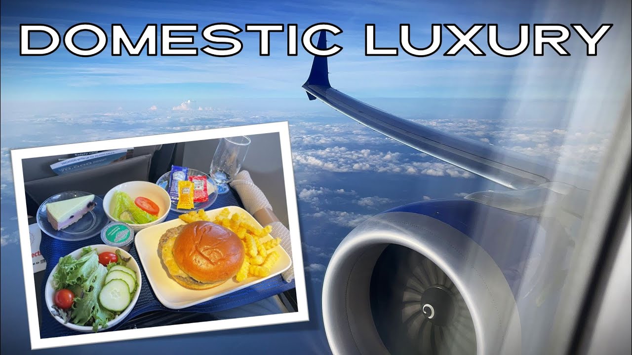 United 737 MAX 8 FIRST CLASS Experience from BWI to LAX! - YouTube