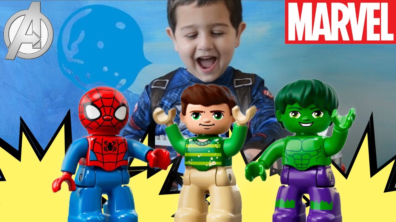 Spider-Man & Hulk Adventures LEGO DUPLO 10876 Easy-to-build Marvel ...