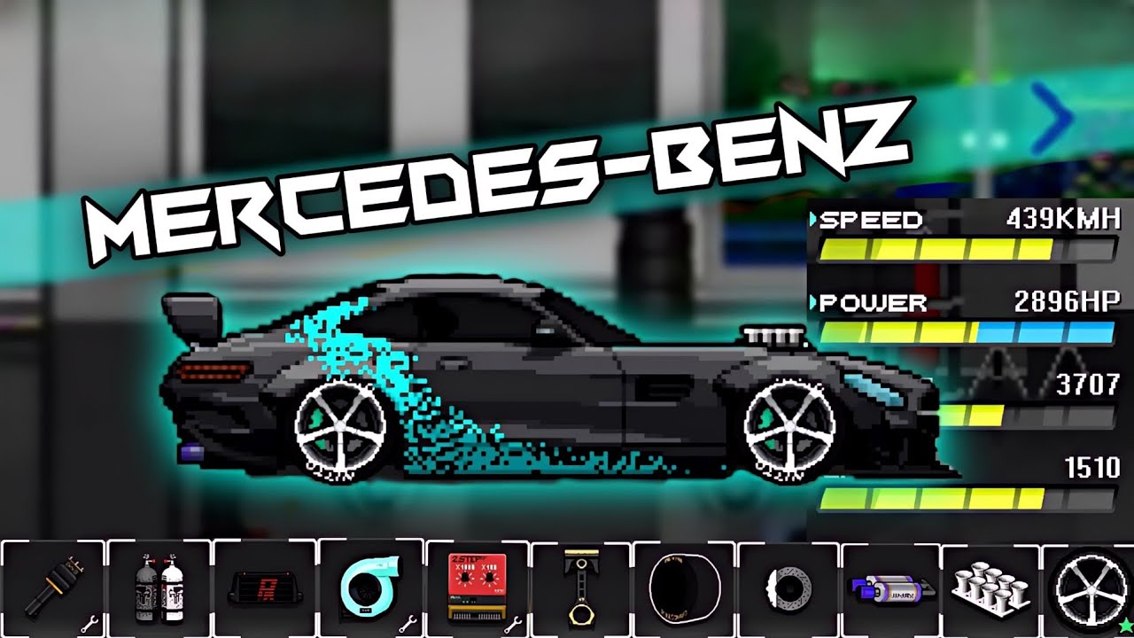 Mercedes AMG GT-R | Pixel Car Racer | MAXED OUT 2800+ HP - YouTube