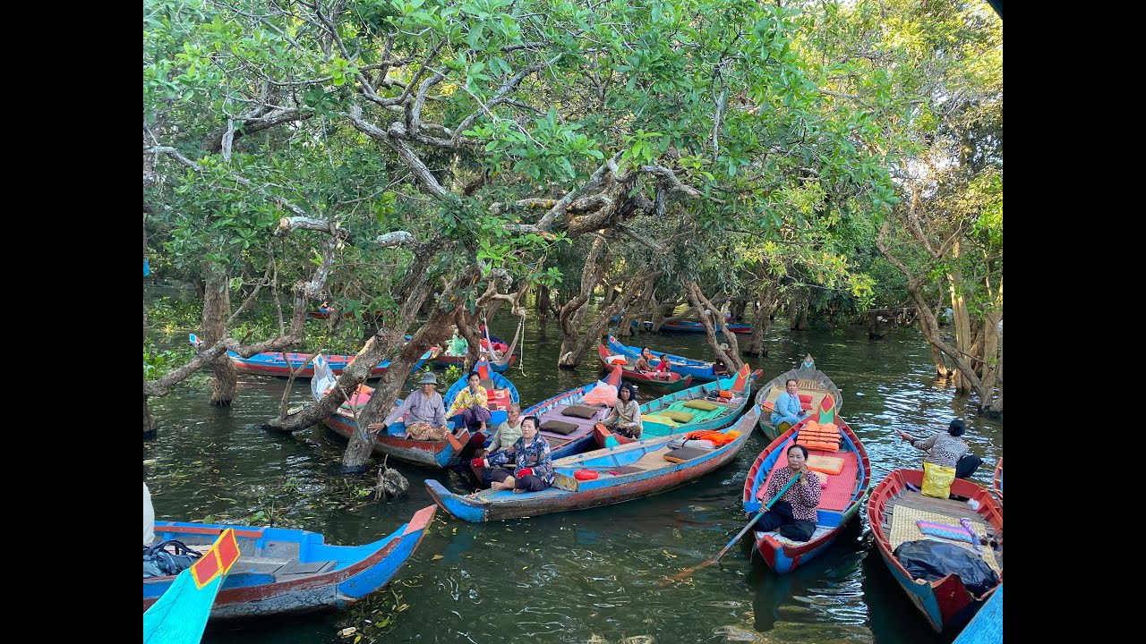 Wonderful trip to visit Kampong Pluk floating villages. - YouTube