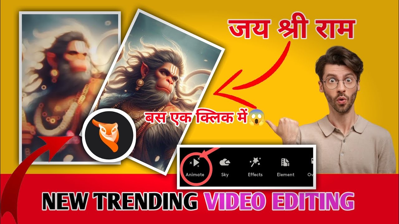 Hanuman Ji Trending status Editing | Hanuman Ji Status kaise Banaye ...
