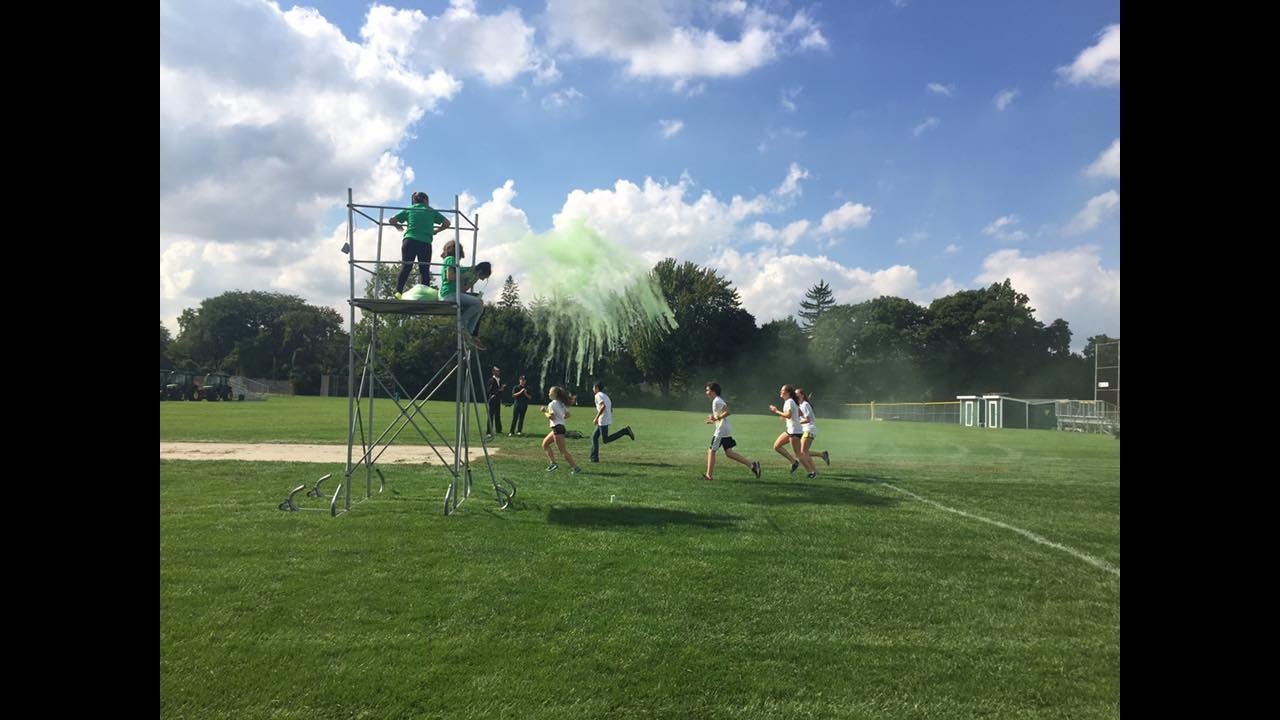 Groves High School Color Run! - YouTube