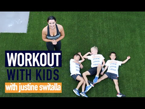 Justine Switalla | Workout with Kids | Health & Beauty Circle - YouTube
