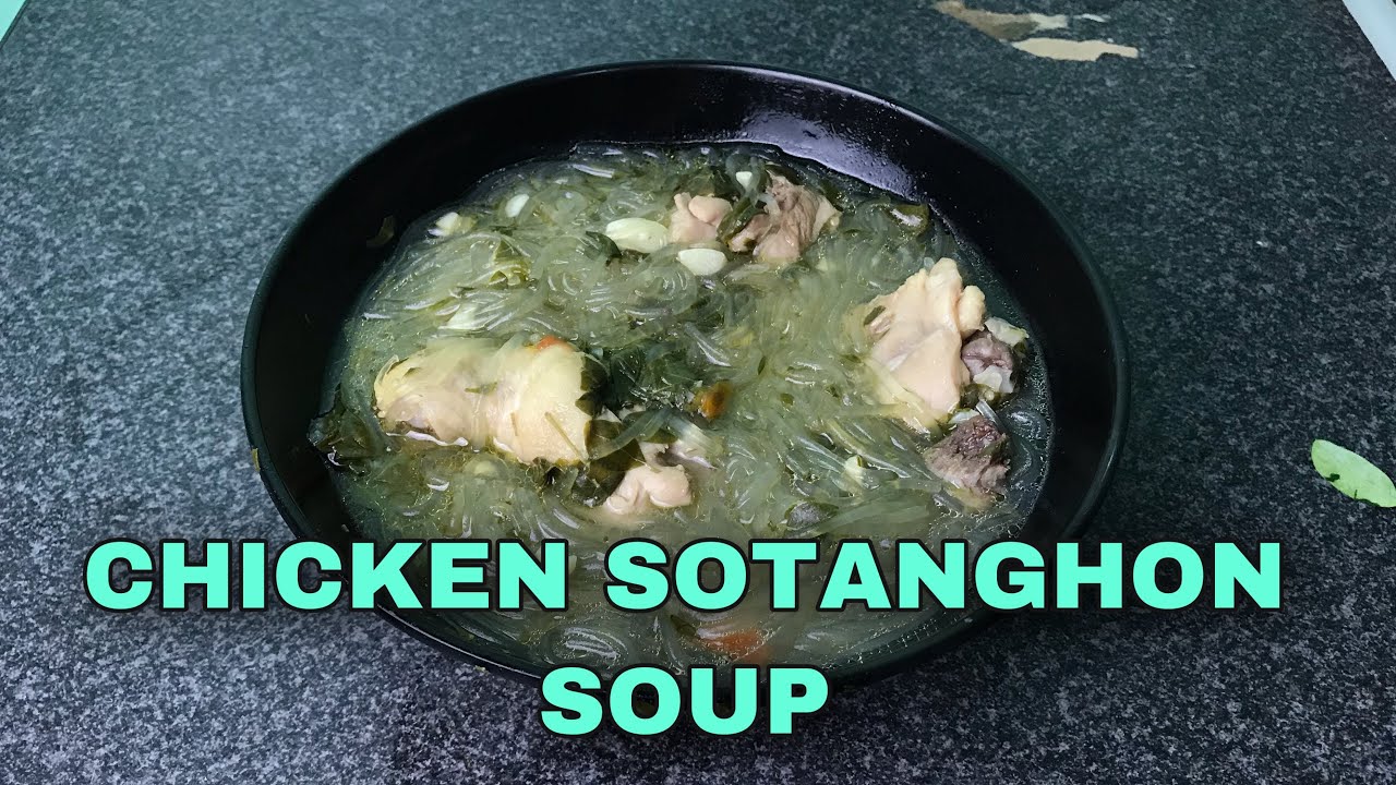 How to cook CHICKEN SOTANGHON SOUP RECIPE | Kian Capistrano - YouTube