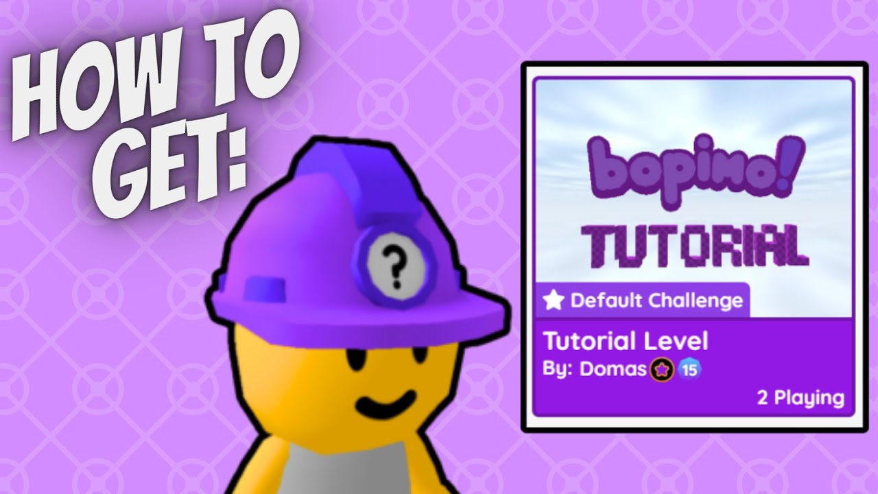 How To Get The Tutorial Hard Hat - Bopimo! - YouTube