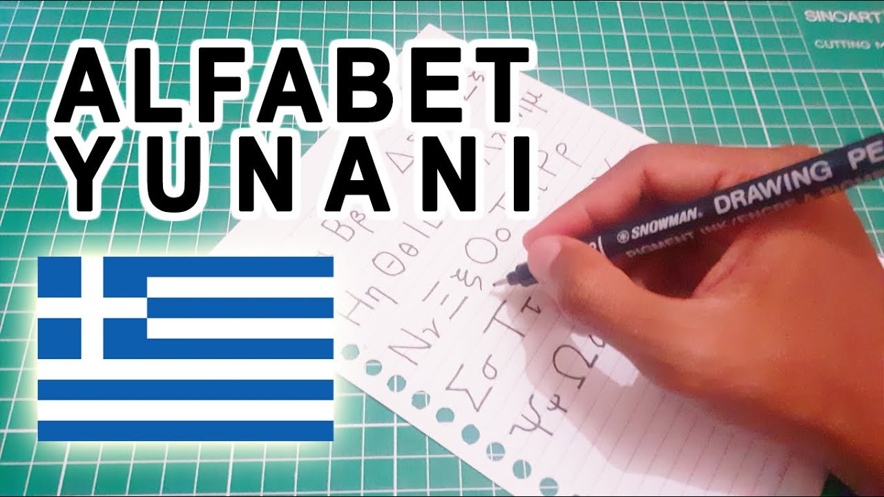 BELAJAR MENULIS ALFABET YUNANI | heyasepawaludin - YouTube