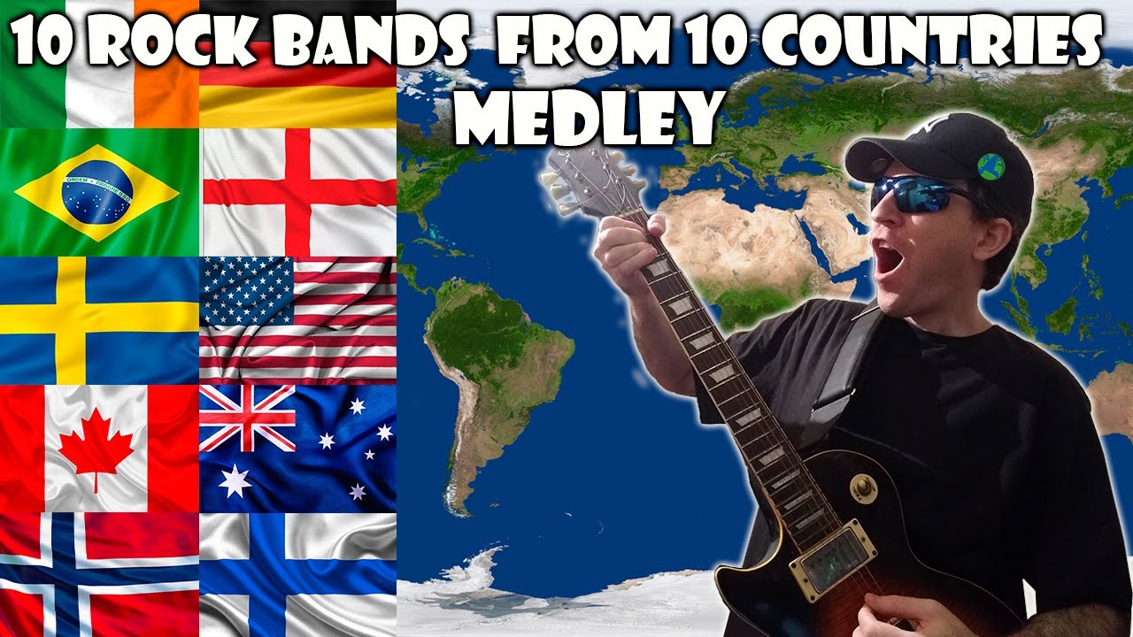 10 Rock Bands From 10 Countries Medley COVER - YouTube