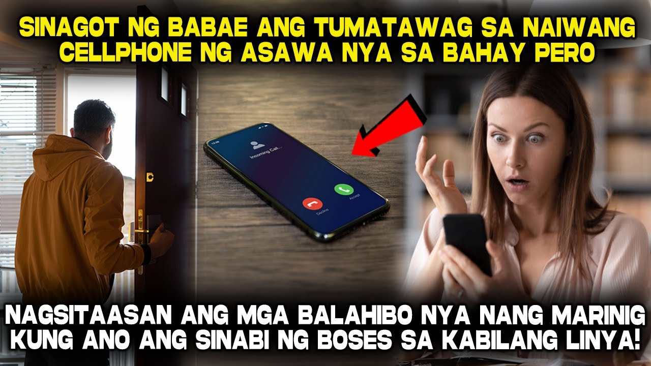 Sinagot ng Babae ang Tumatawag sa Cellphone ng Asawa nya, at ito ang ...