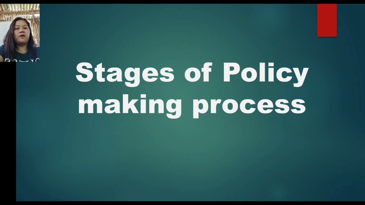 Stages of Policy making process - YouTube