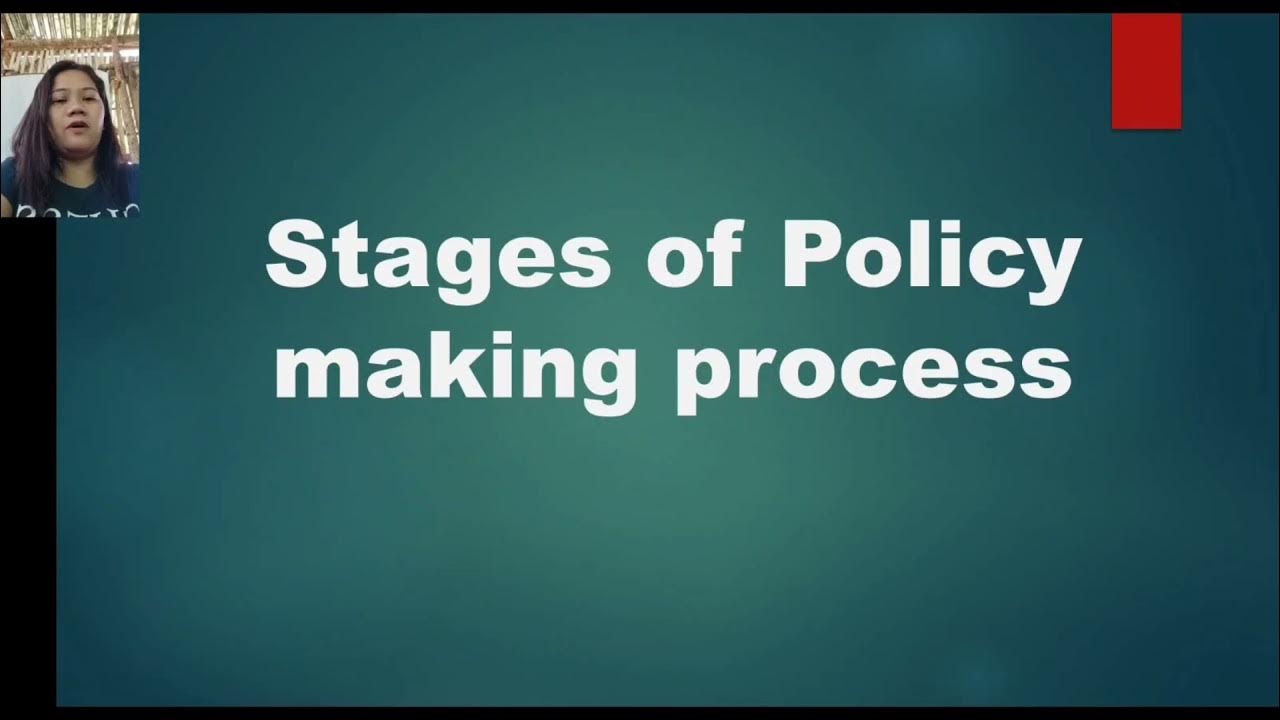 Stages of Policy making process - YouTube