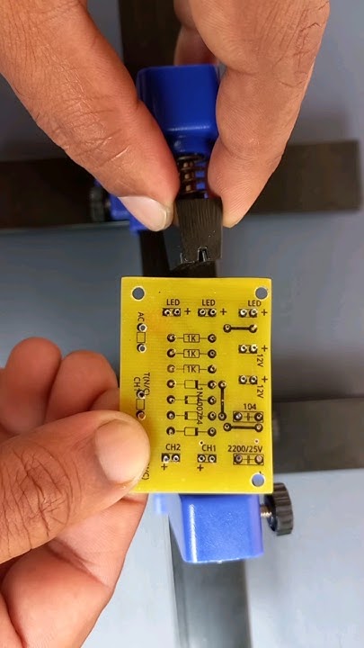 Assembling a Self Made PCB - YouTube