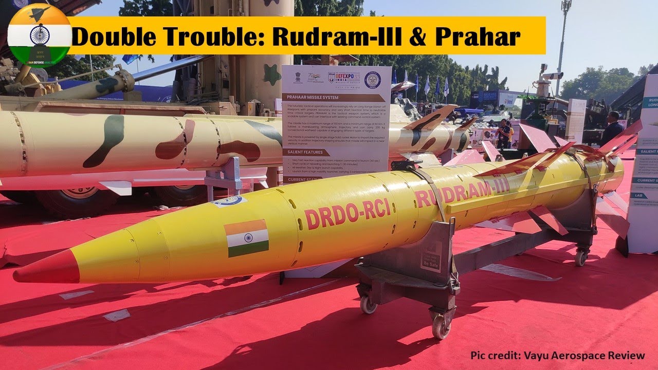 Double trouble : Rudram-III & Prahaar missile. More details by DRDO on ...