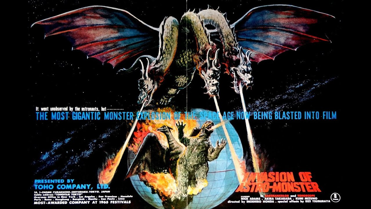 Godzilla Marathon: Invasion of Astro Monster (1965) Review - YouTube