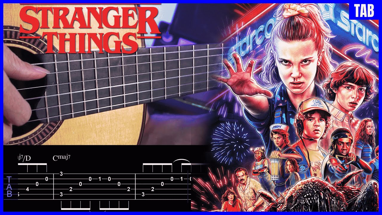 Stranger Things Main Theme - TAB Fingerstyle - YouTube