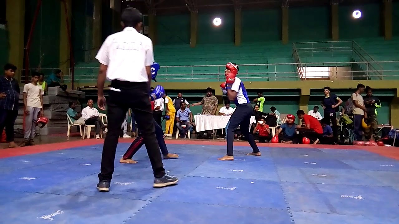 One kick knockout (kickboxing national level match) - YouTube