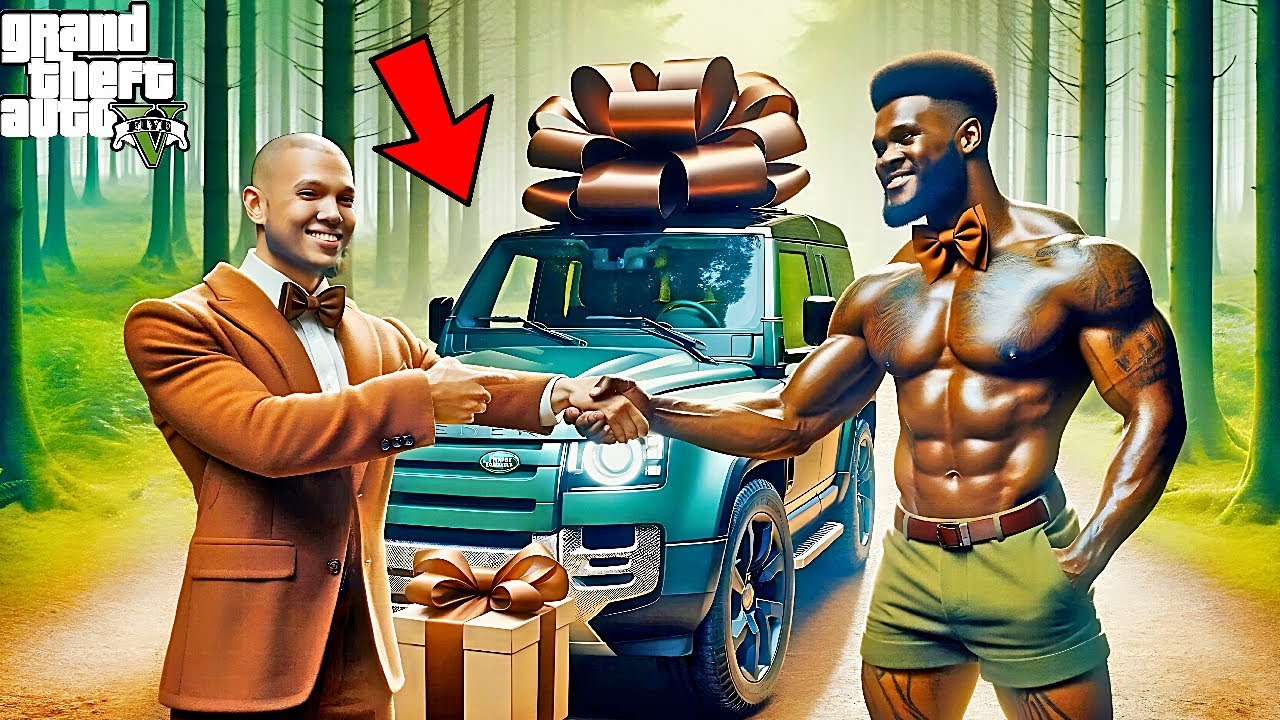 😍Johnson Gifts Kevin With An Exclusive Car-GTA 5 REAL LIFE MOD ...