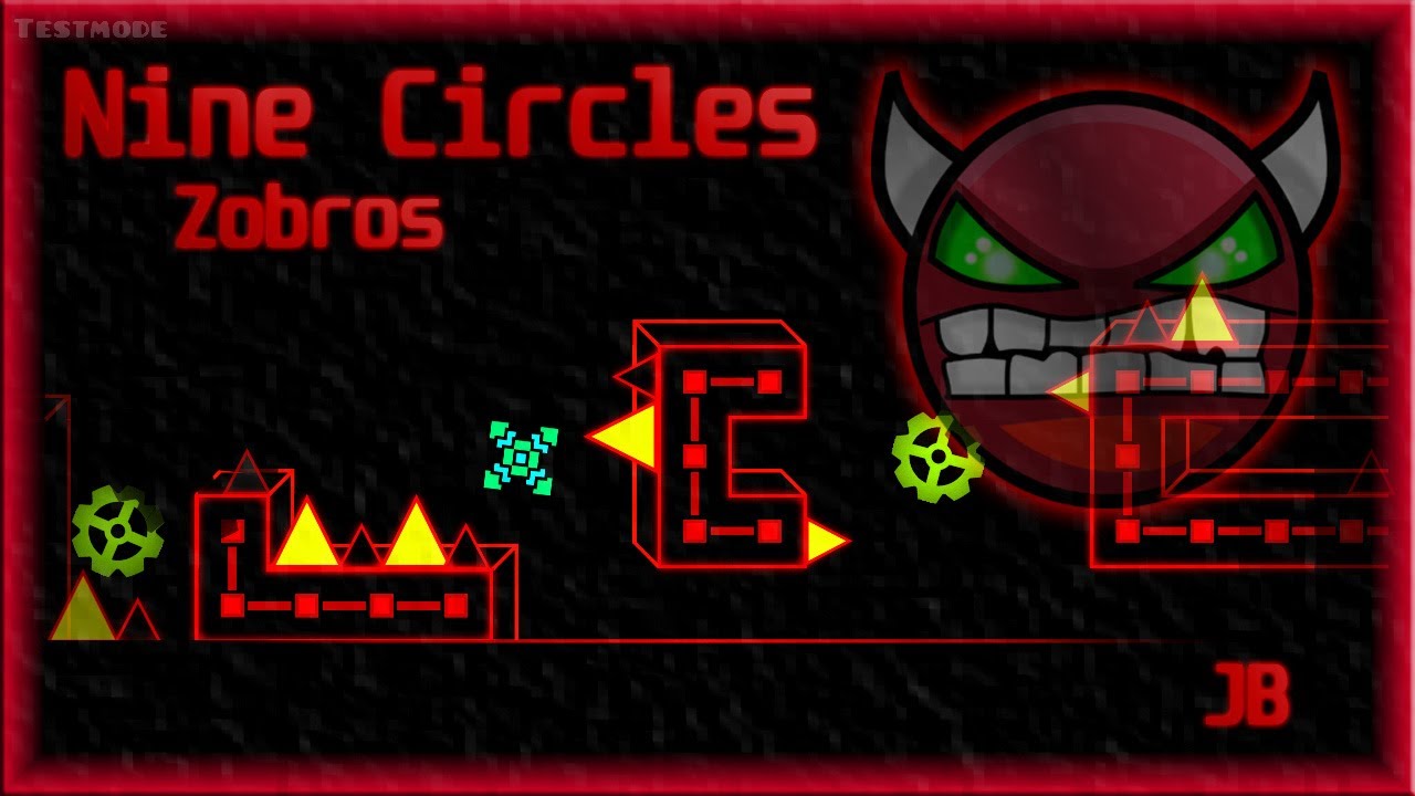 Geometry Dash - Nine Circles By Zobros - YouTube