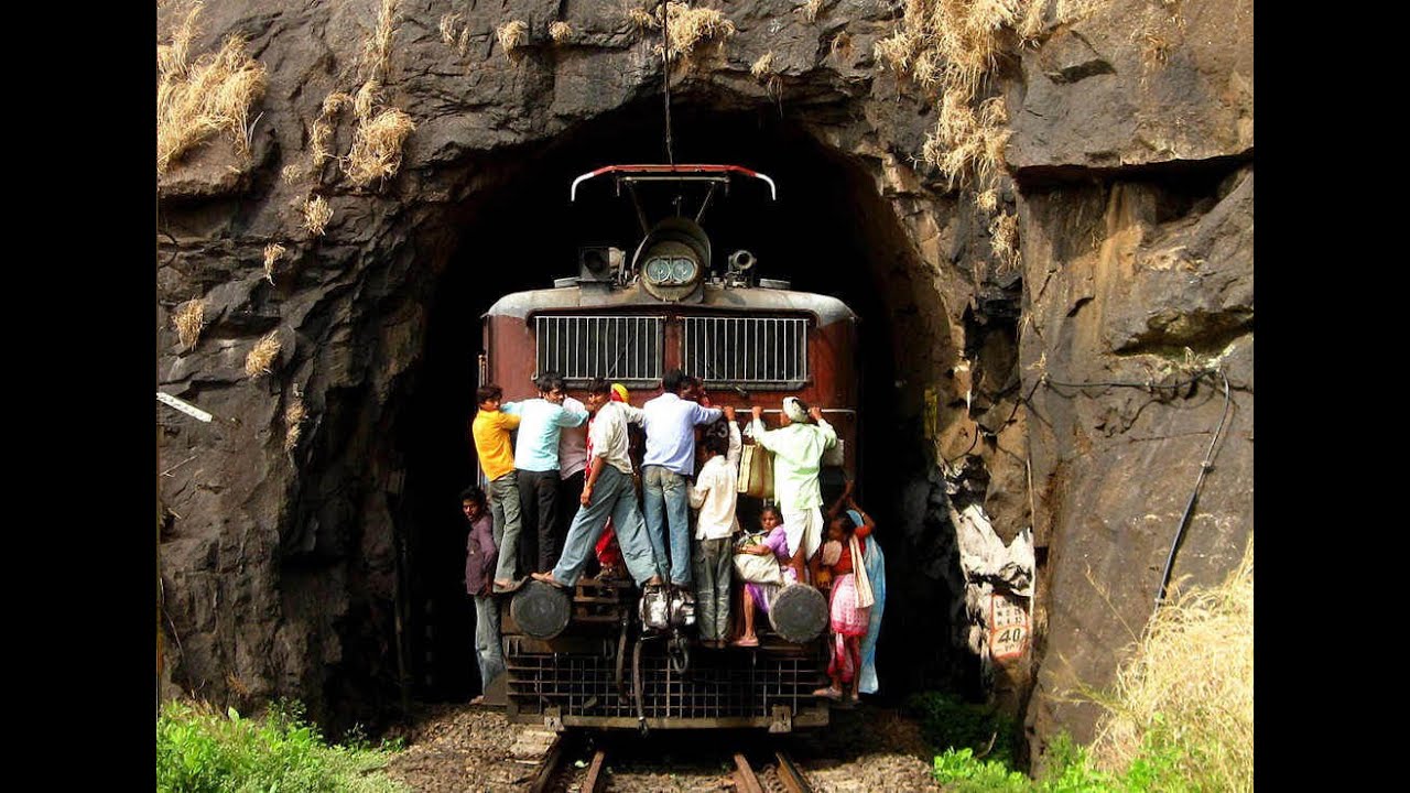 SER TOUR #7 Crossing Saranda rail TUNNEL by 18478 Kalinga Utkal Express ...