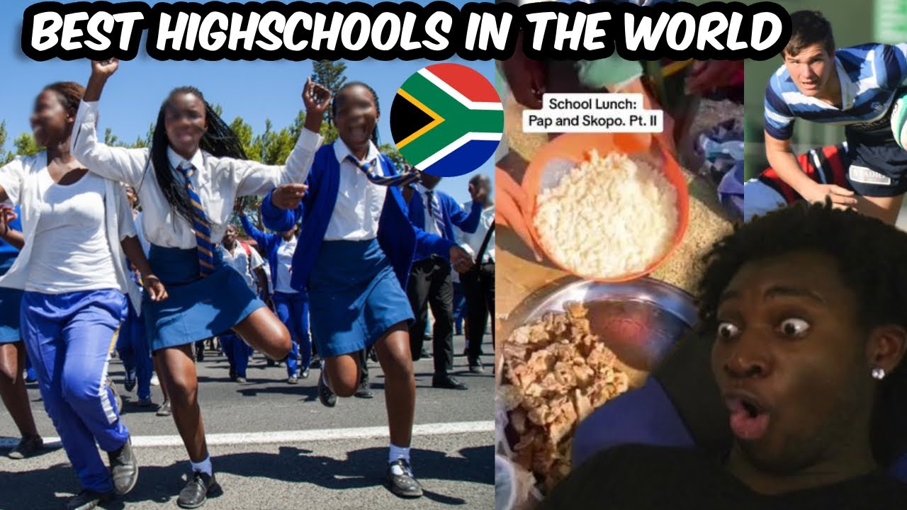 SOUTH AFRICAN HIGHSCHOOLS ARE WILD! REACTION #southafrica #amapiano # ...