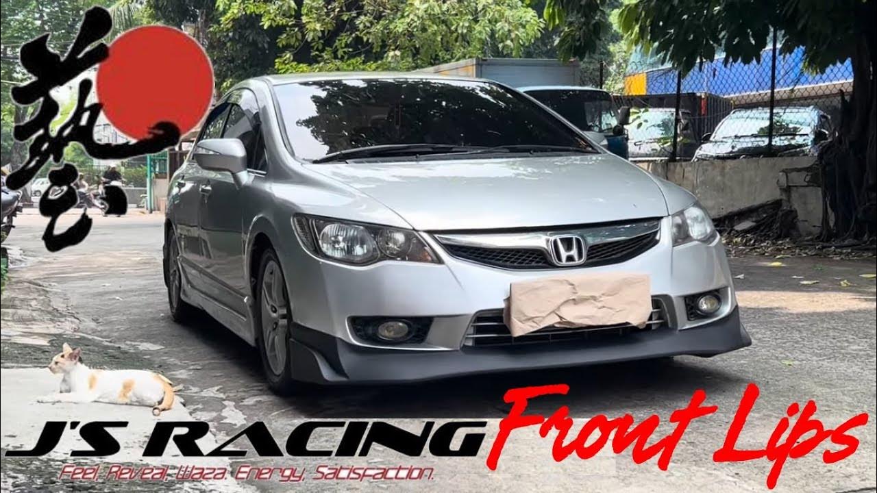 JS Racing Front Lips Civic FD 09 - 11 - YouTube