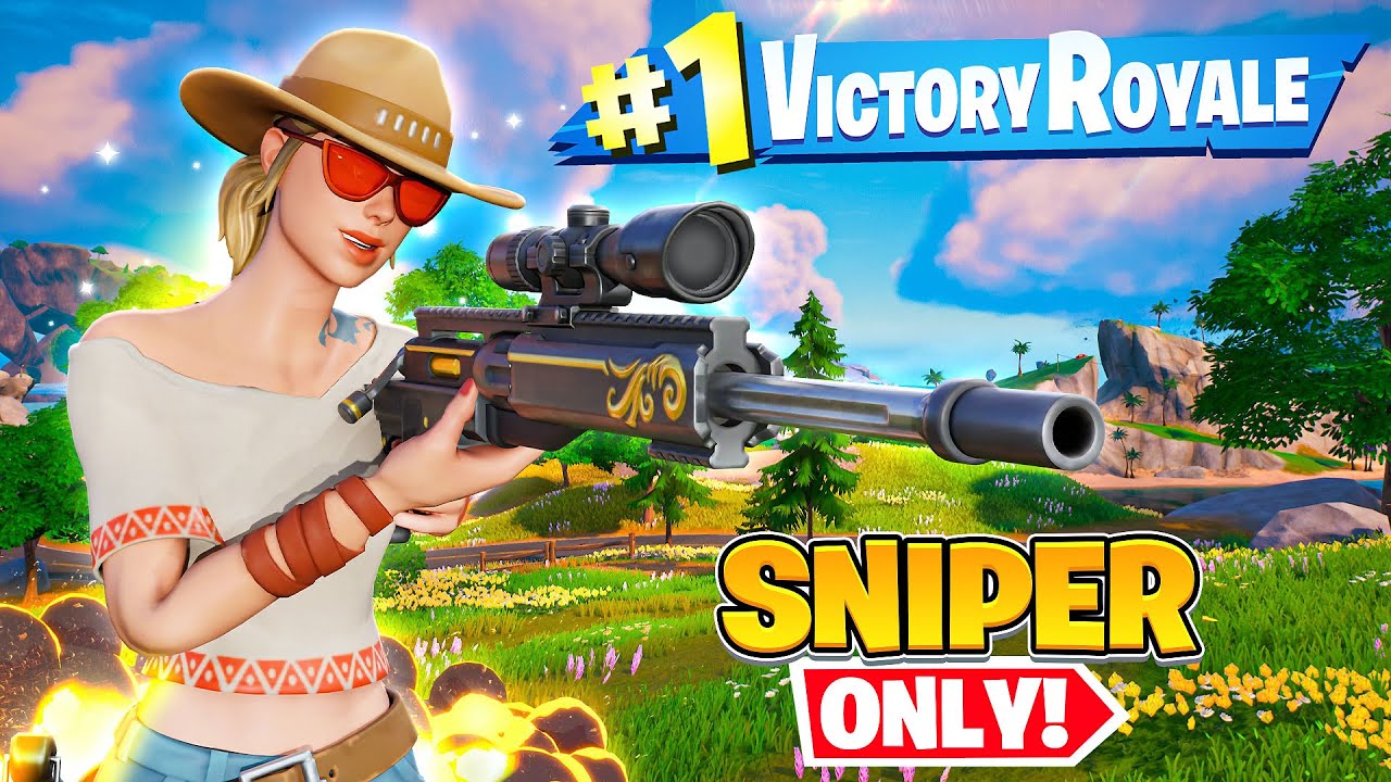 The SNIPER *ONLY* CHALLENGE in Fortnite! - YouTube