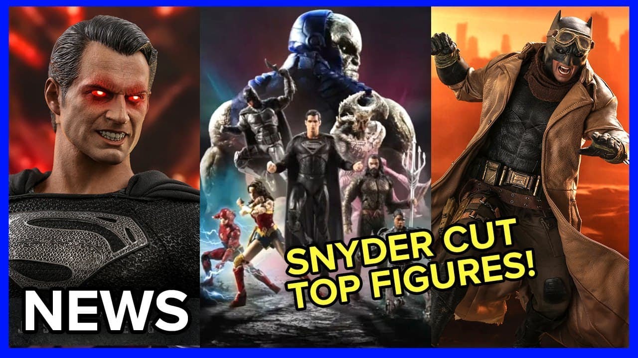 SNYDER CUT JUSTICE LEAGUE ACTION FIGURES Hot Toys Batman Superman - YouTube