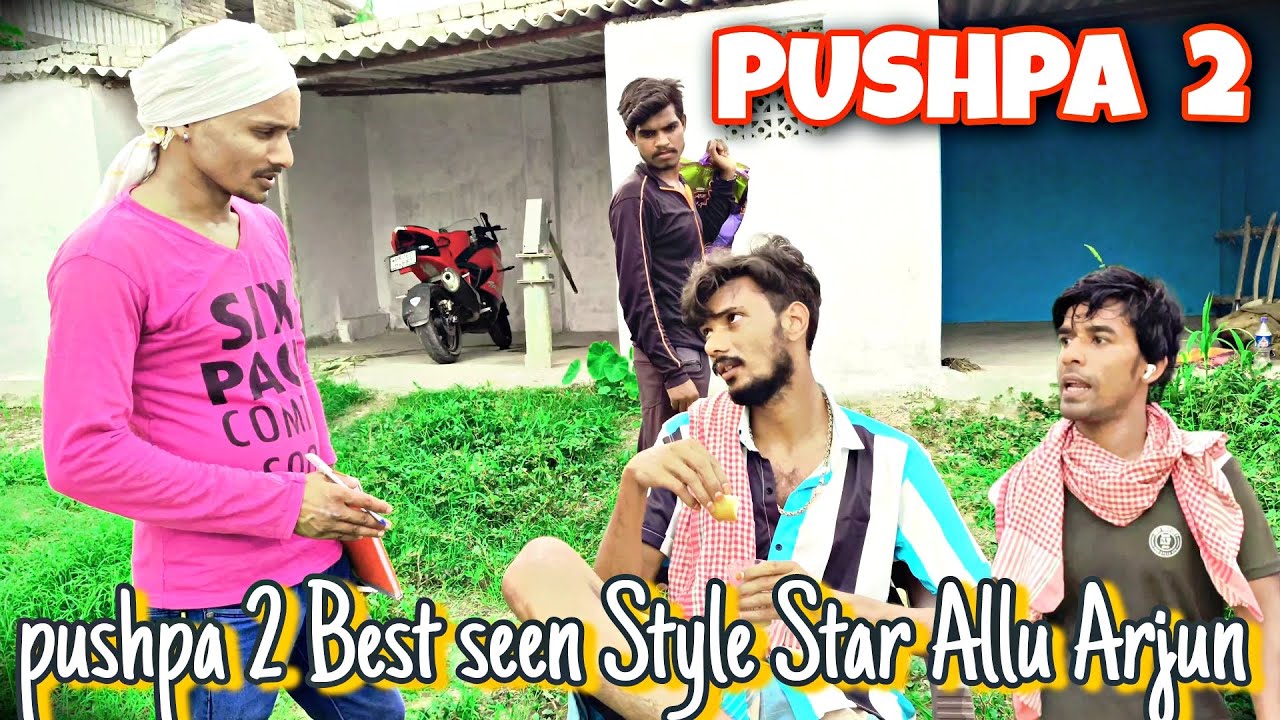 Allu Arjun's Iconic Style in Pushpa 2 - YouTube