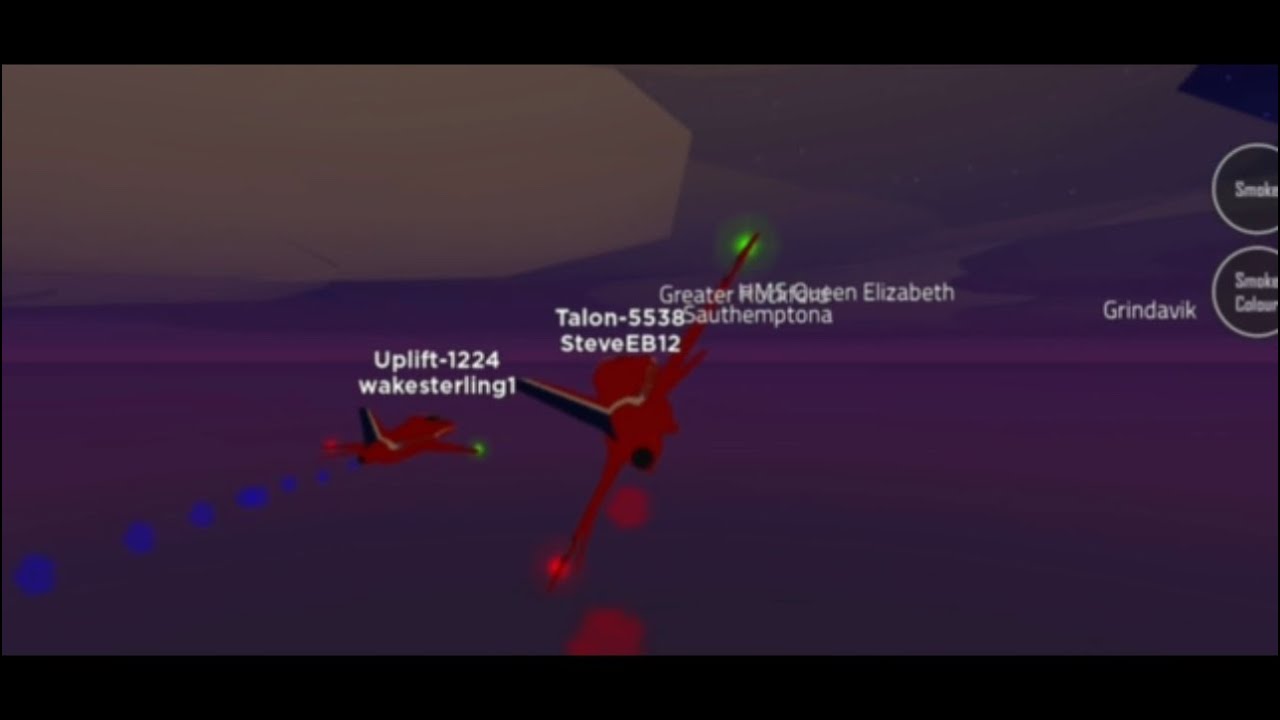 Red arrows airshow with crazy maneuvers and smoke trails! (PTFS #3 ...