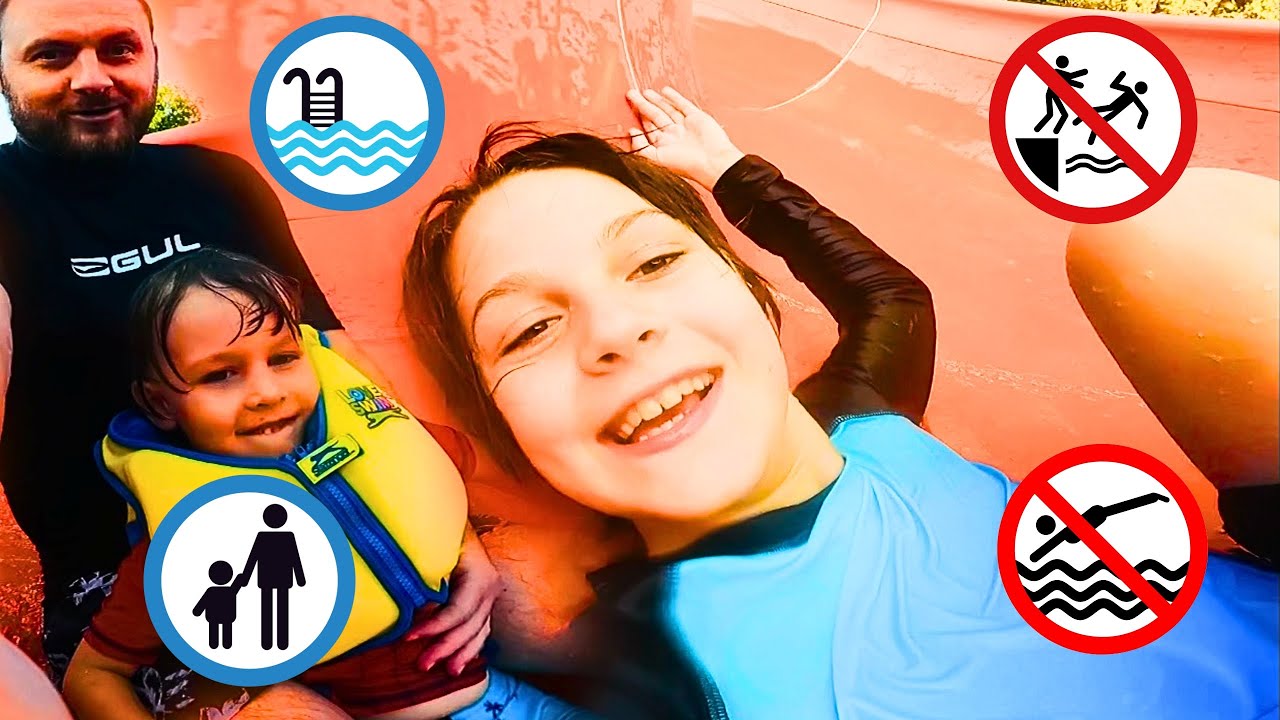 Robbie learns safety rules in the pool - Useful story for kids with ...