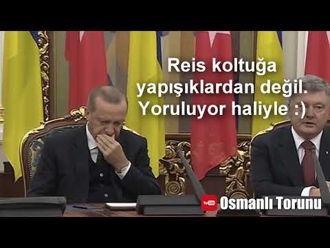 Erdoğan Basın Toplantısında Uyursa   Vatanı İçin Gece Gündüz Çalışan ADAM Görün