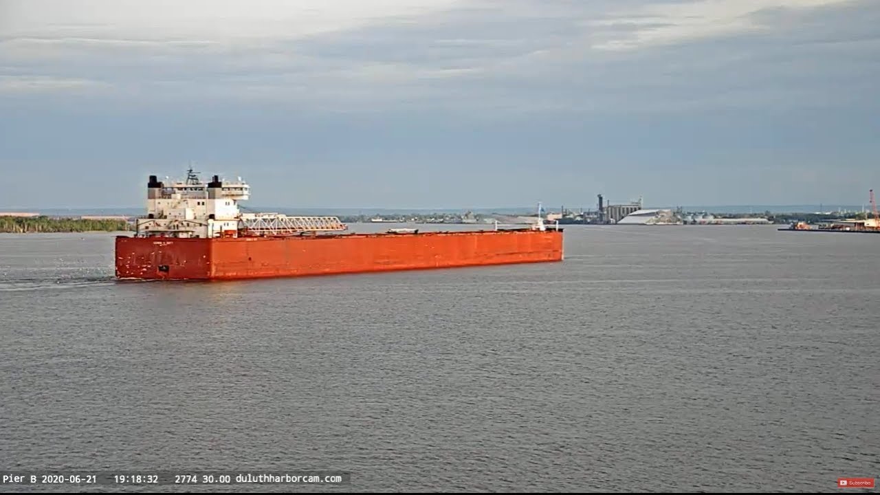 Edwin H Gott arrived Duluth 06/21/2020 - YouTube