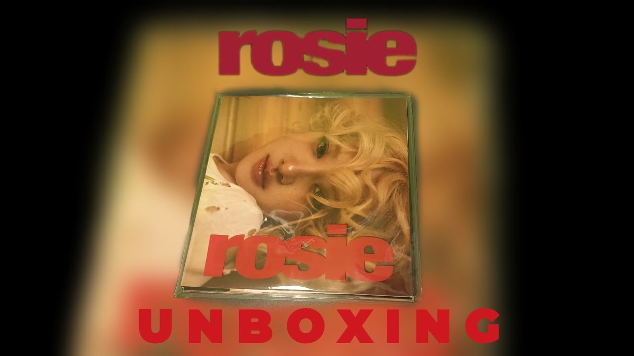 Unboxing Rosé's first studio album 'rosie' (Retail Exclusive Ver ...