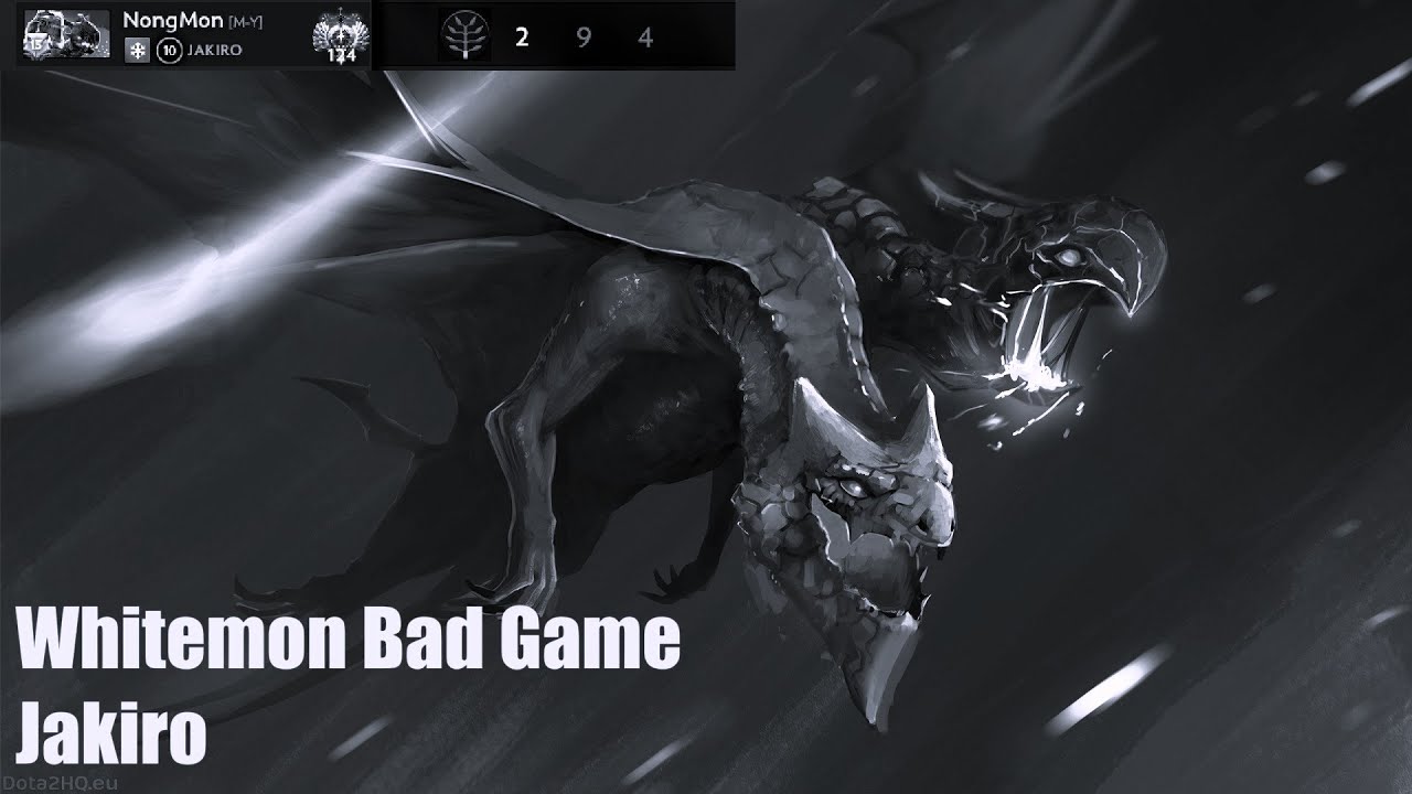 Whitemon Jakiro - Dota 2 Pro Dark Side [Whitemon Bad Game #8] 4K - YouTube