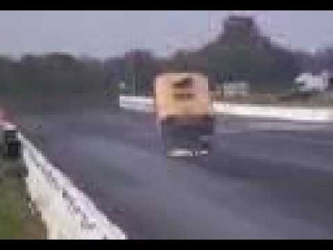 drag school bus - YouTube
