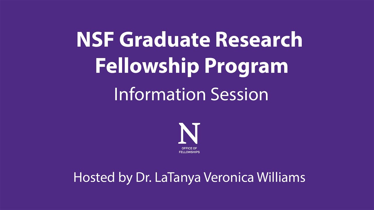 Office of Fellowships: NSF GRFP Information Session - YouTube
